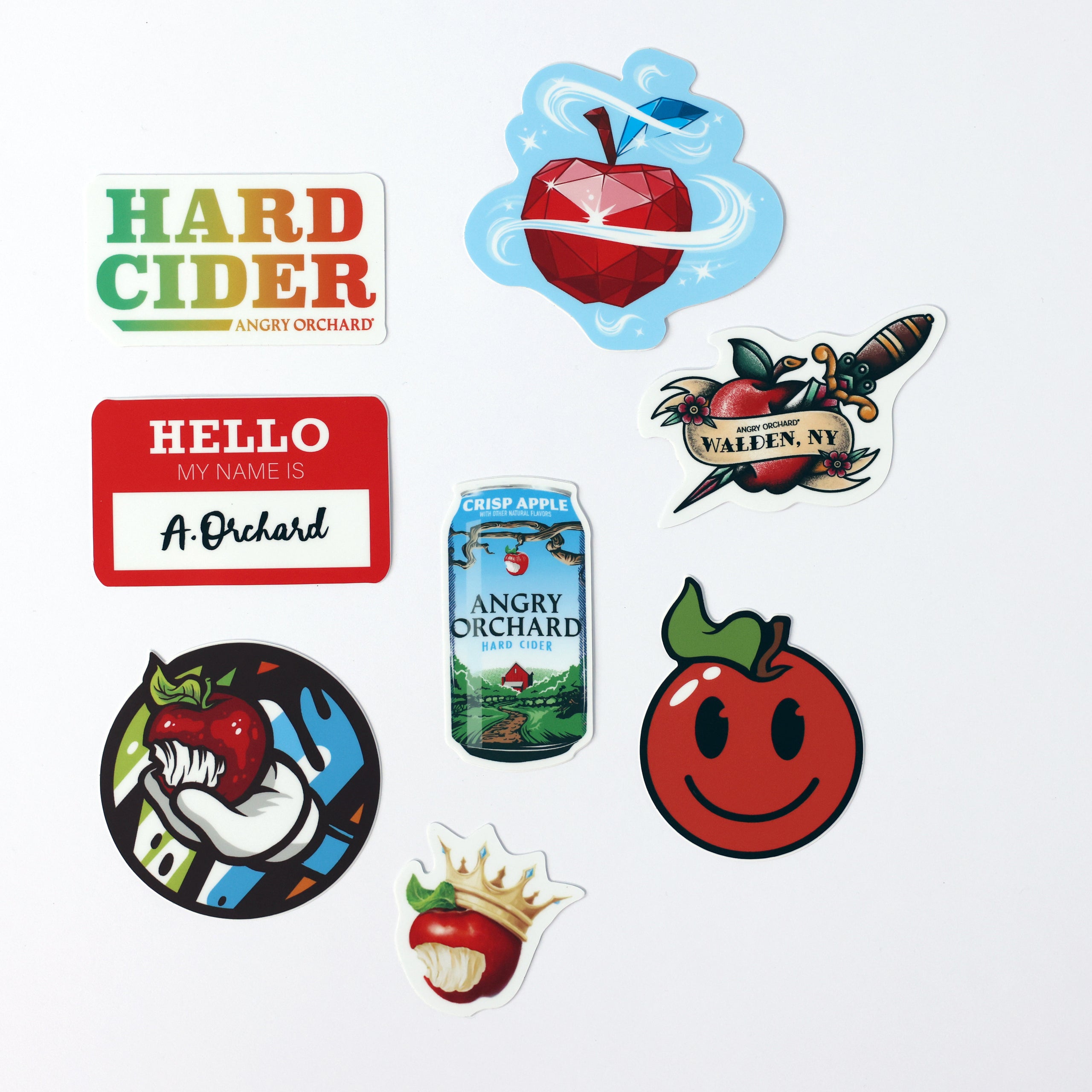 Sticker Pack of 8 | Angry Orchard Store