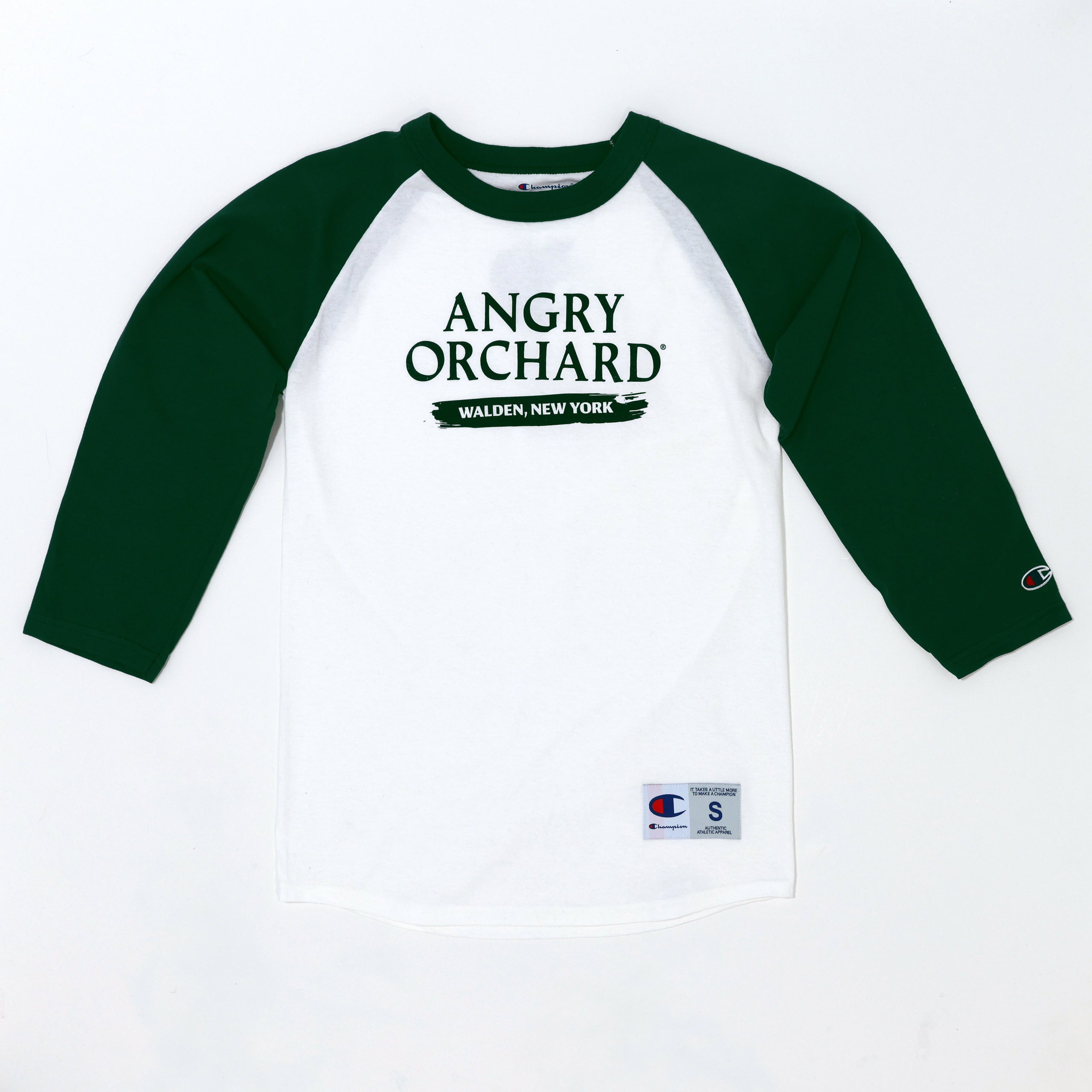 Green and White Baseball Tee | Angry Orchard Store Green and White Baseball Tee | Angry Orchard Store